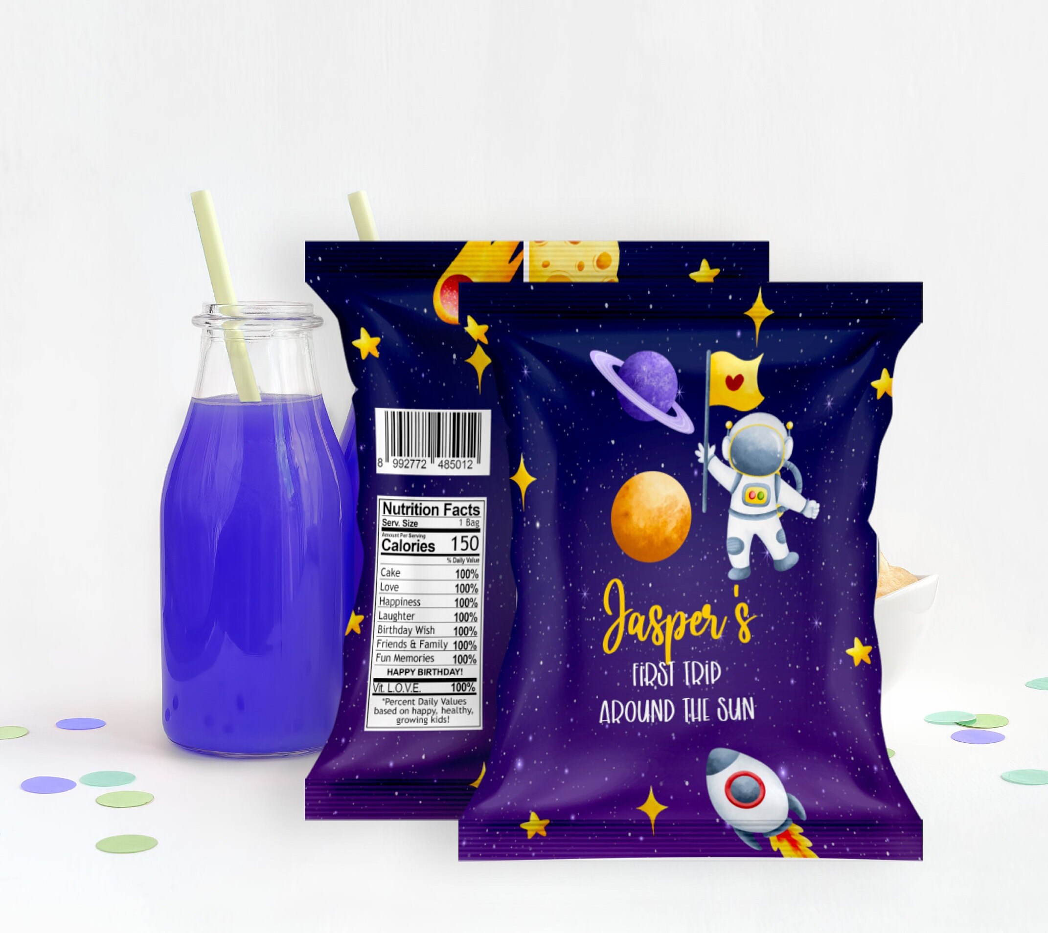 Outer Space Party Favors Bundle, Space Boy Favors Birthday Package ...