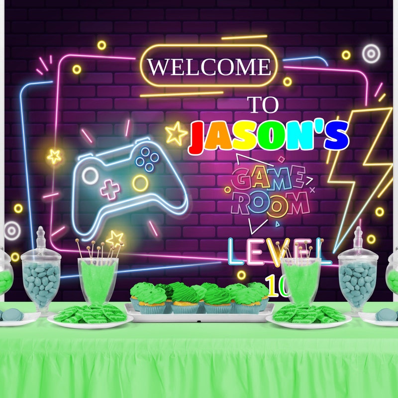 Gamer Backdrop - Etsy