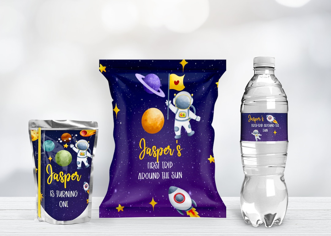 Outer Space Party Favors Bundle, Space Boy Favors Birthday Package ...