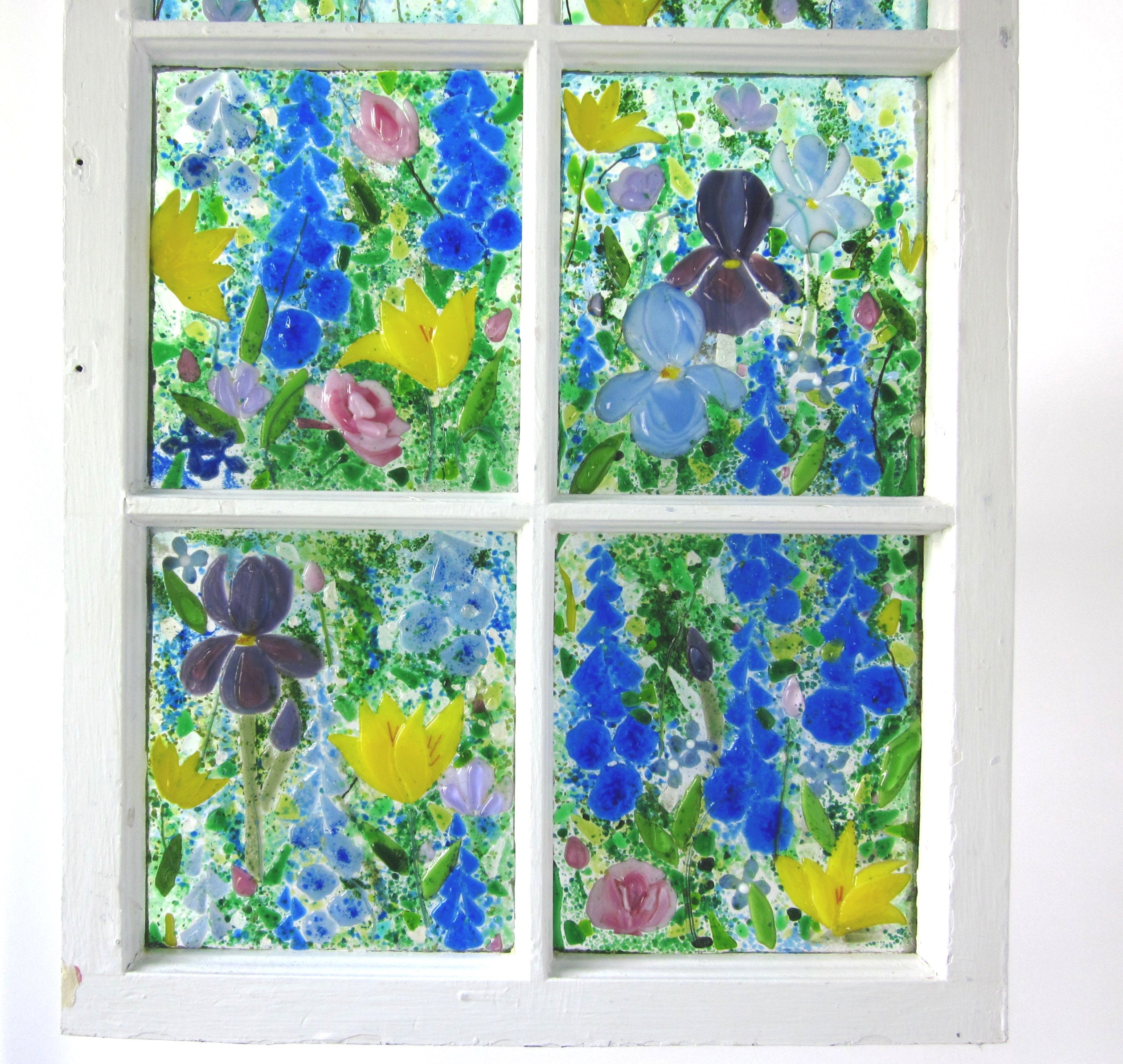 Sold but You Can Order a Custom Window in Kiln Fired Glass a - Etsy
