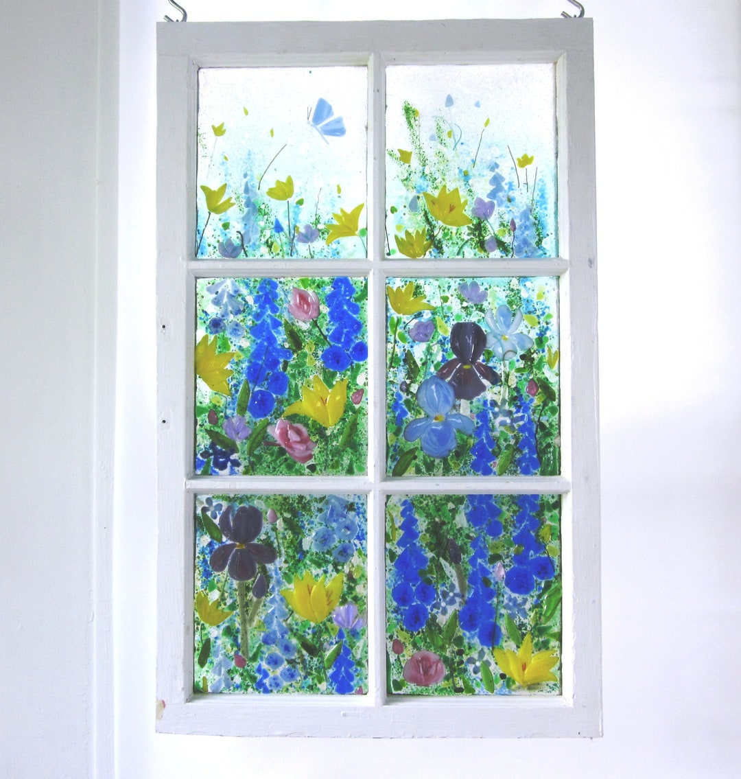 Sold but You Can Order a Custom Window in Kiln Fired Glass a - Etsy