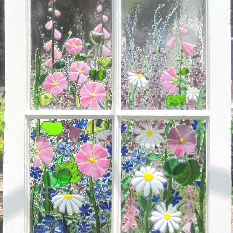 Painted Window Panes - Etsy