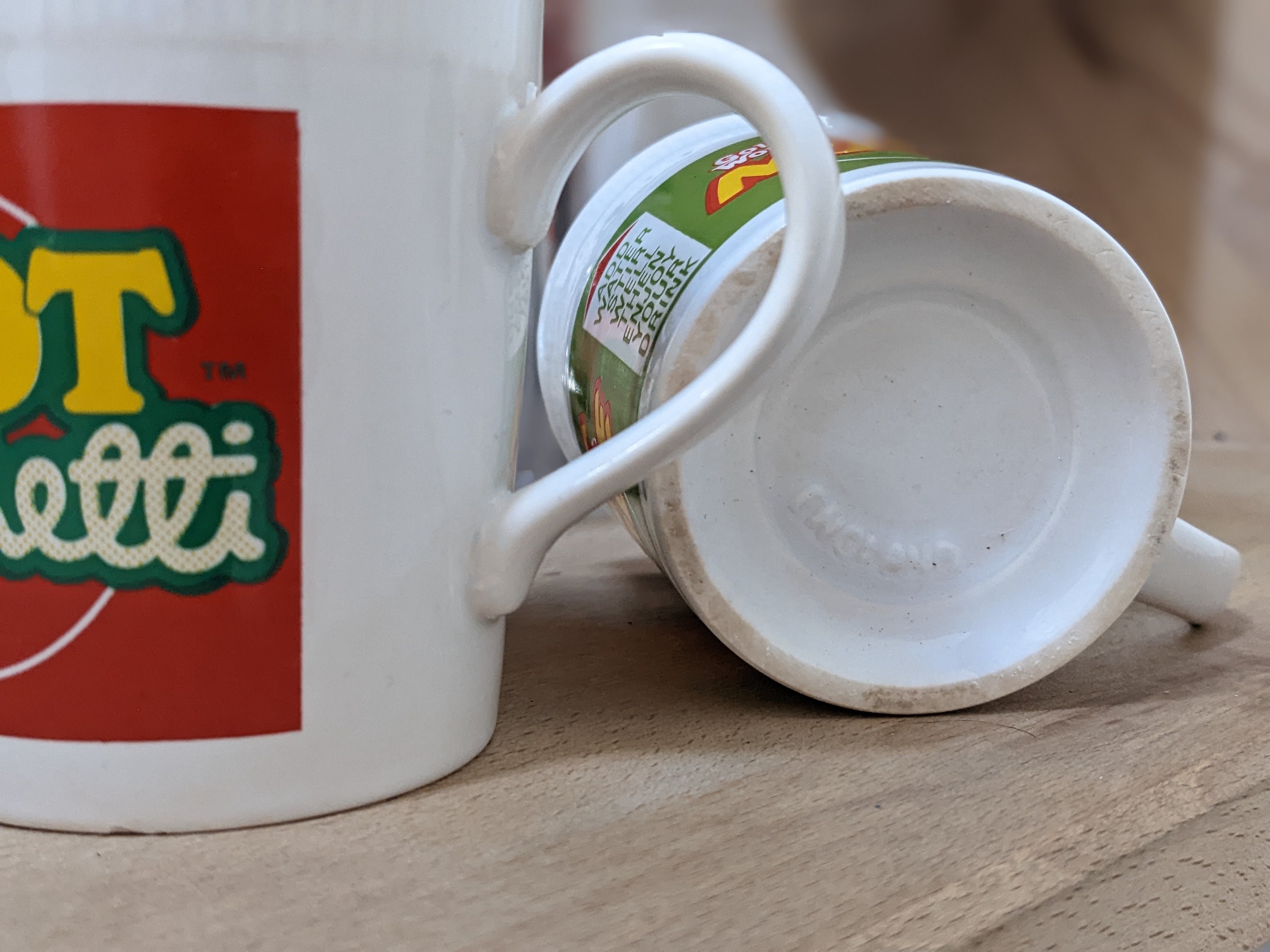 Golden Wonder Pot Noodle Pot Spaghetti Mugs Pair Etsy