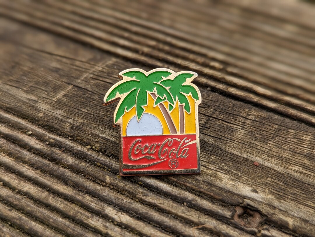 Vintage Coca Cola Pin Badges various Designs - Etsy