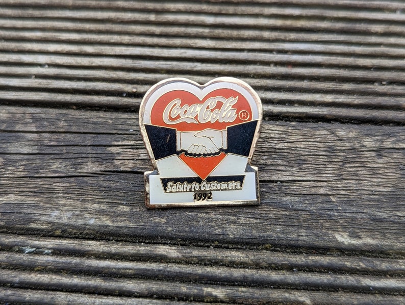 Vintage Coca Cola Pin Badges [various Designs] - Etsy