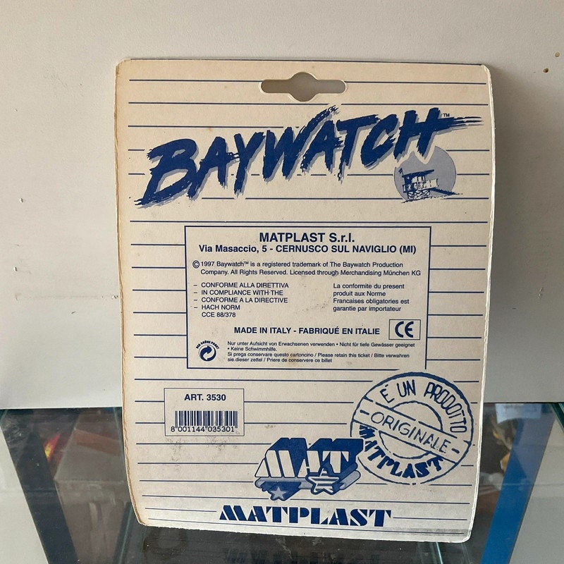 1997 Vintage Baywatch Float Keychain Italy - Etsy