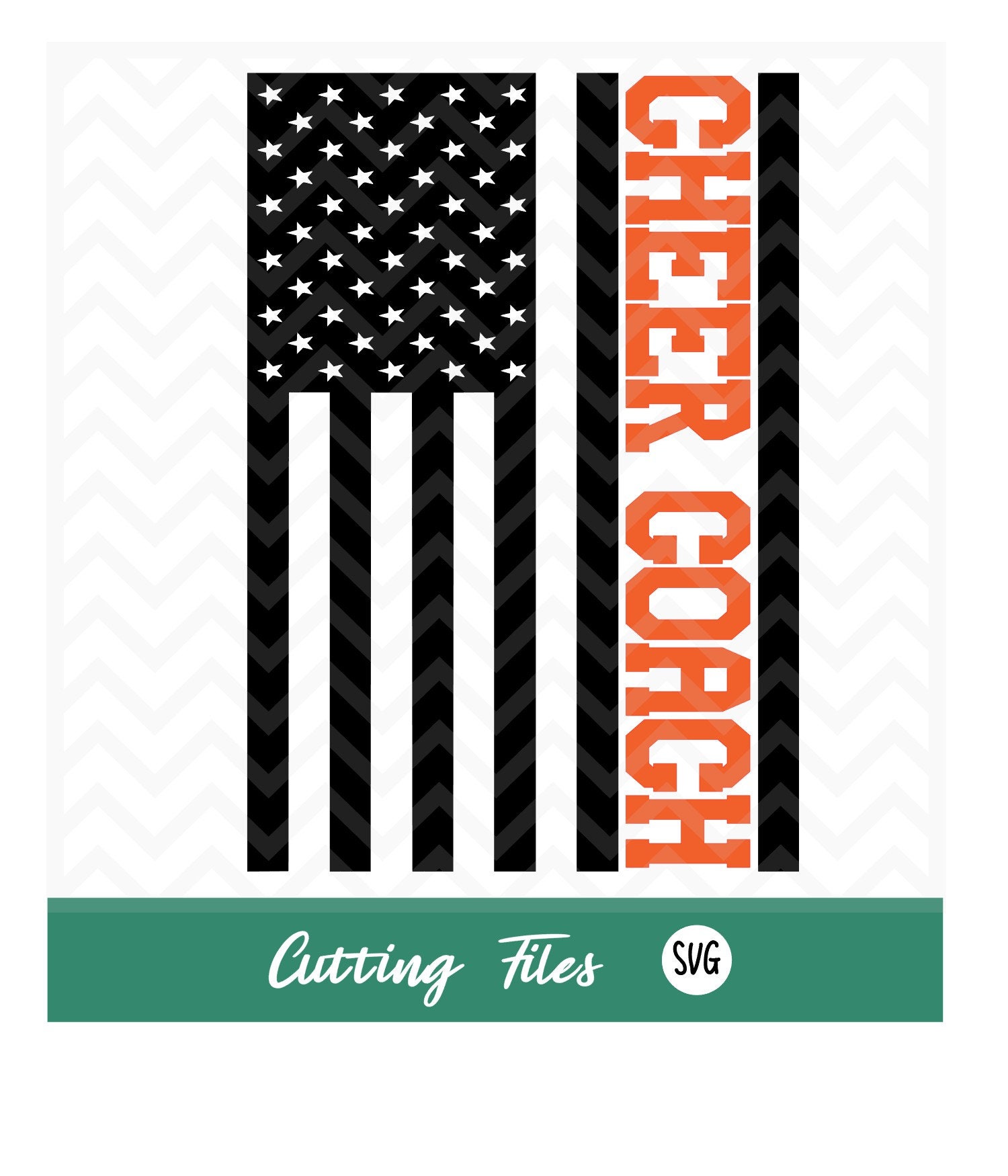 Cheer Coach with a Flag SVG/SVG/digital/instant download/ - Etsy.de
