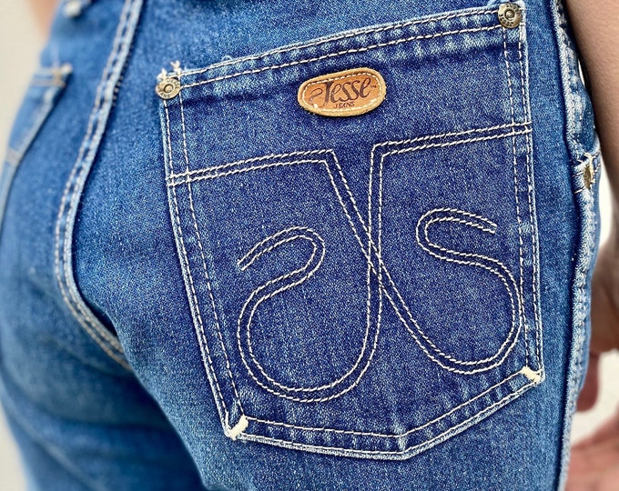 Vintage Jesse Jeans, 80s Denim Jeans, Womens Western Jeans, 100% Cotton ...