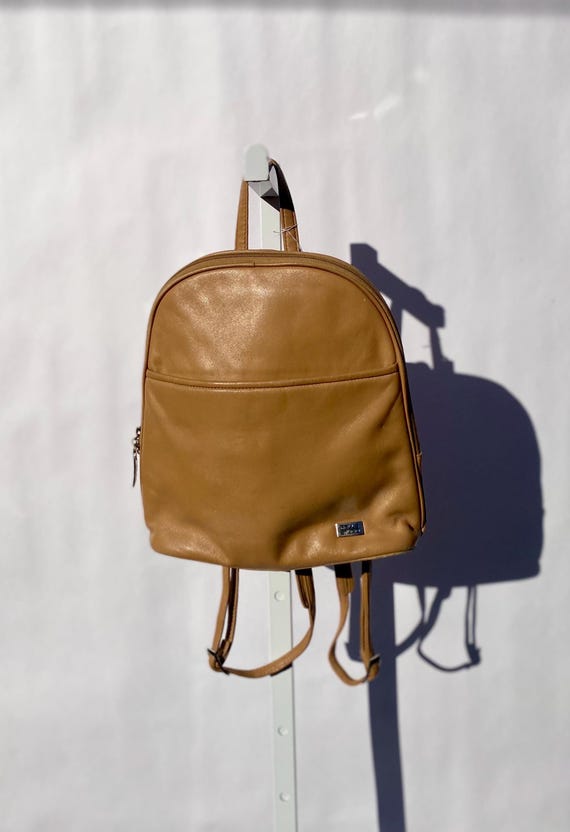 Vintage backpack bag leather - Gem