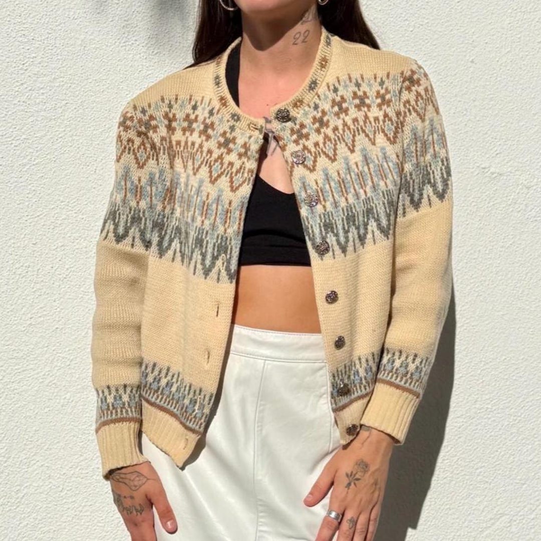 Vintage Bemidji Wool Cardigan | Made in Minnesota | 100% Virgin Wool ...