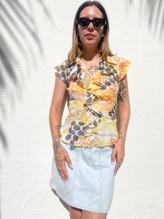 Vintage y2k ruffle blouse - Gem