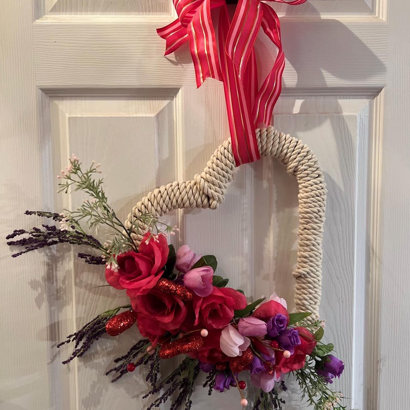 Heart Shaped Wreath - Etsy