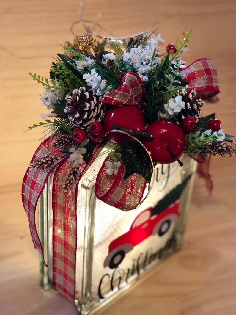 Vintage Christmas Tree Delivery Truck Merry Christmas - Etsy