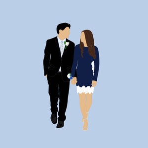 Two People Custom Portrait From Photo Digital Download - Etsy