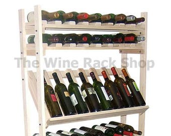 Tall wine rack | Etsy