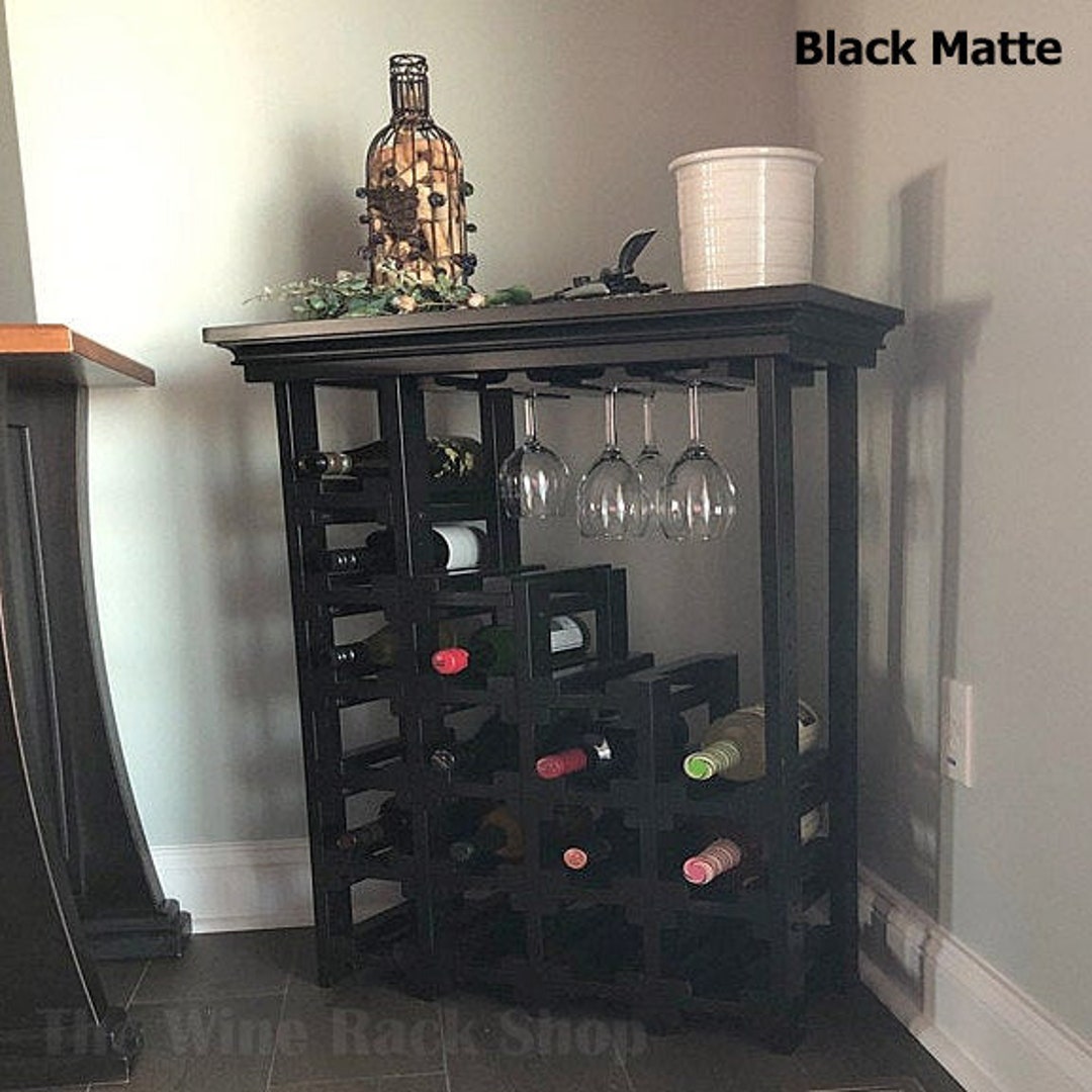 Waterfall Rack With Top and Stemware Holders - Etsy