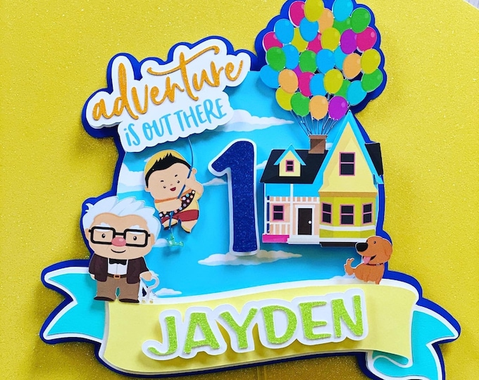 Pixar up Cake Topper, Disney up Cake Topper, Up - Etsy