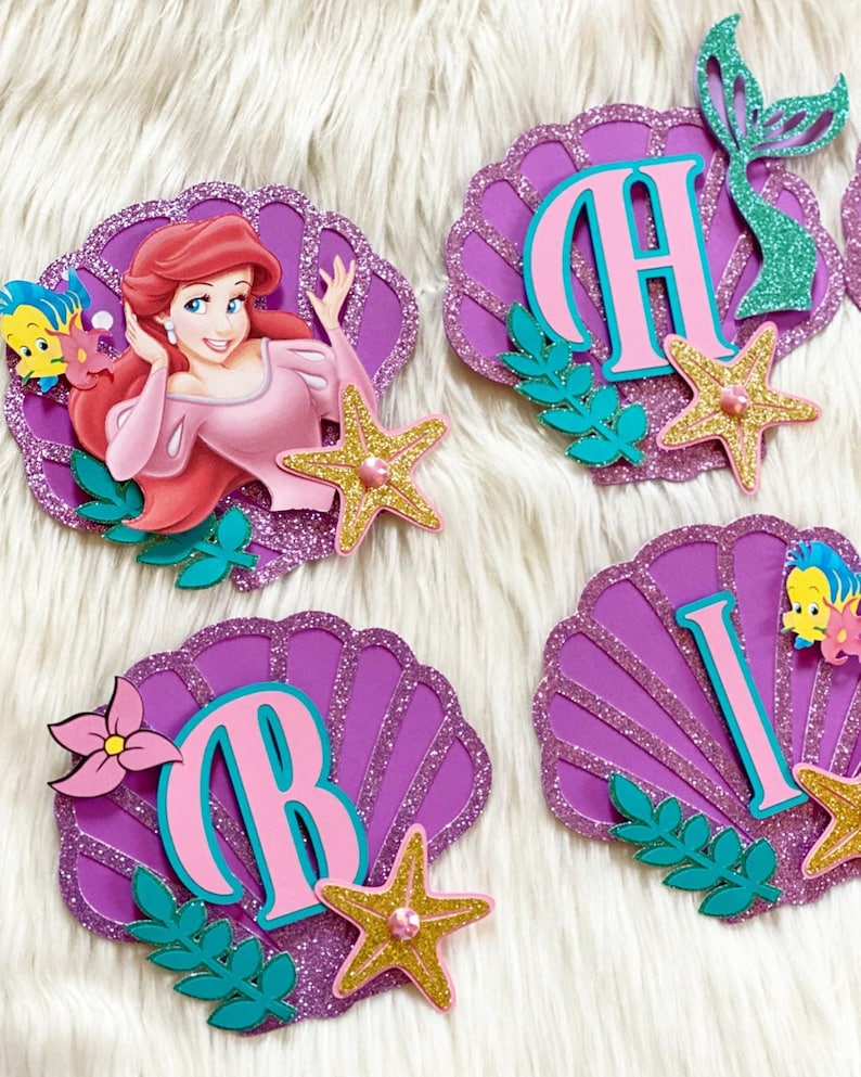 Little Mermaid Banner Little Mermaid Ariel Banner Ariel - Etsy