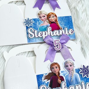 Frozen Favor Boxes, Frozen Party, Frozen Party Decor - Etsy