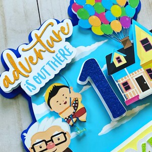 Pixar up Cake Topper, Disney up Cake Topper, Up - Etsy