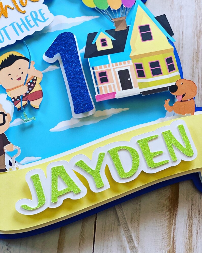 Pixar up Cake Topper Disney up Cake Topper Up - Etsy