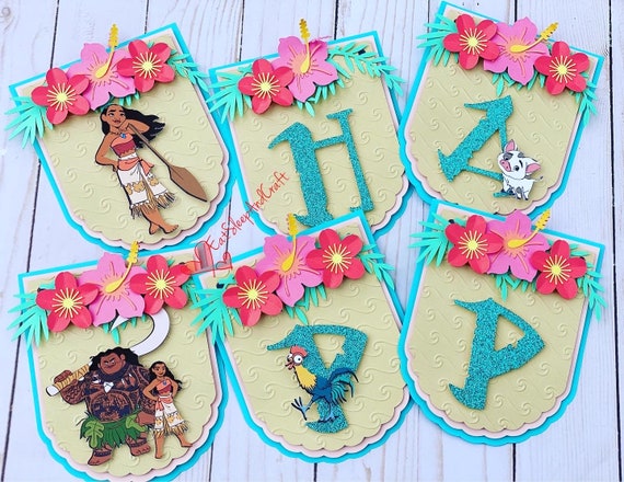 Moana Banner Moana Birthday Party Moana Decor Moana Party - Etsy