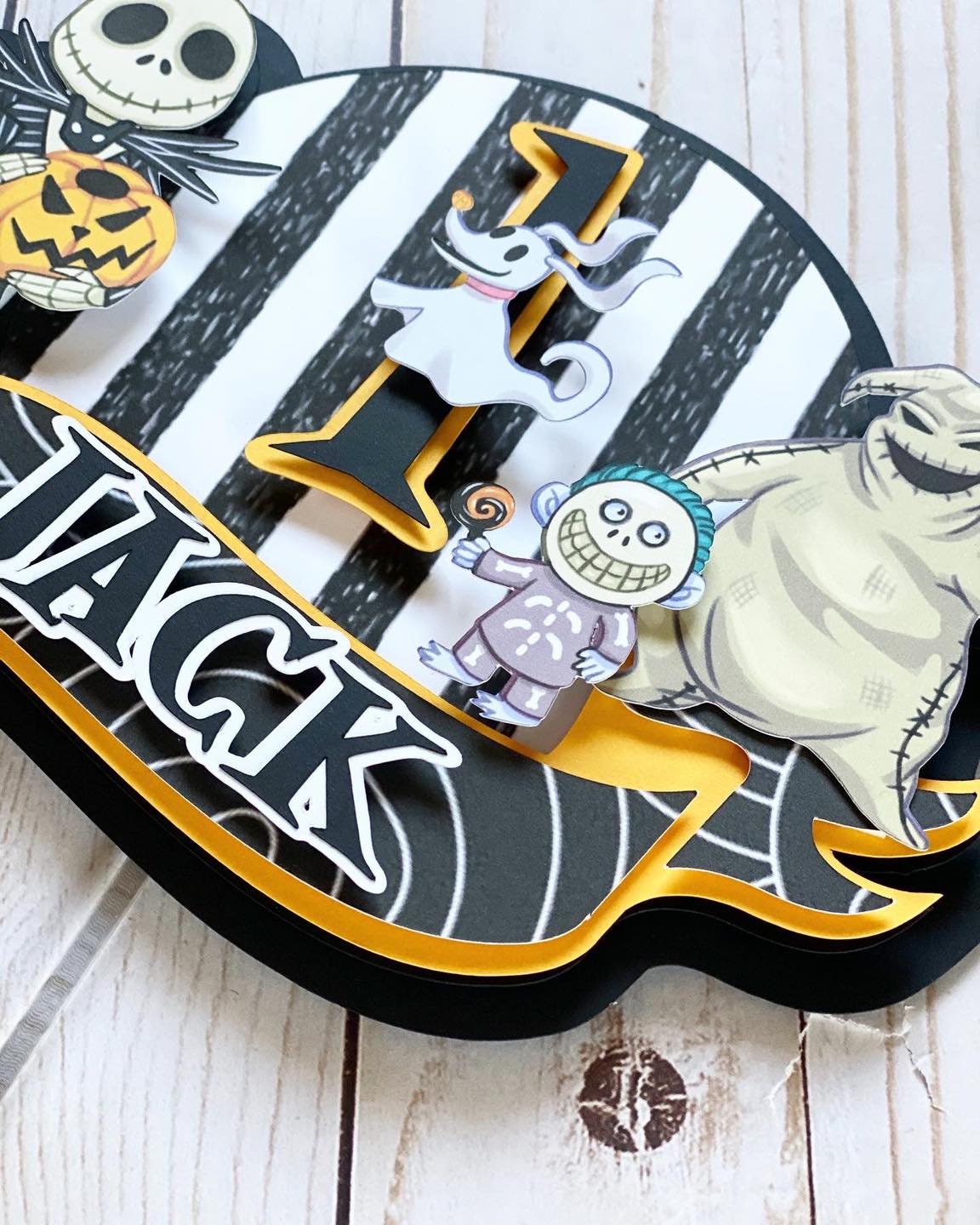 Jack Skellington Cake Topper Nightmare Before Christmas Cake - Etsy