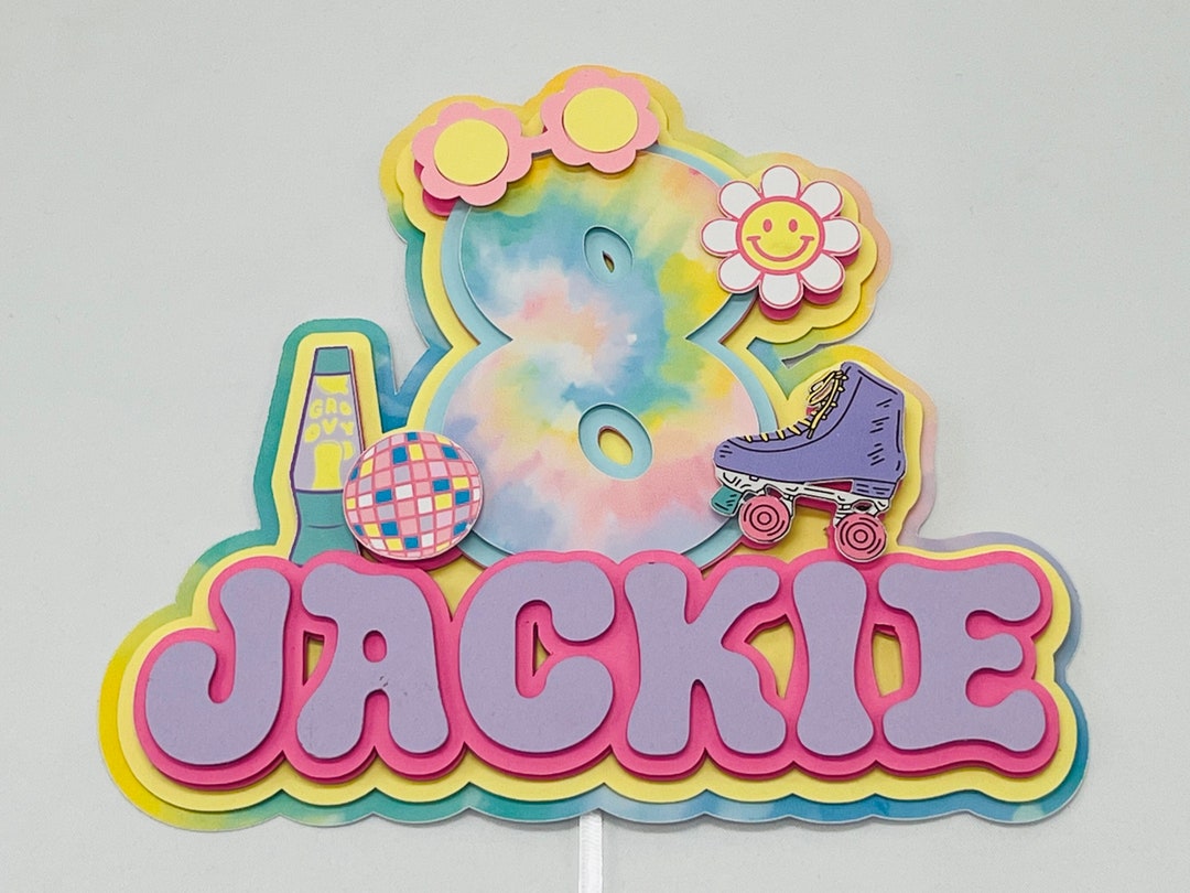 Tie Dye Cake Topper, Hippie Cake Topper, 70's Cake Topper - Etsy Tie Dye Cake Topper, Hippie Cake Topper, 70's Cake Topper - Etsy