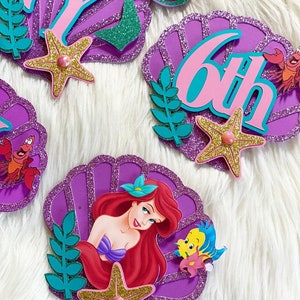 Little Mermaid Banner, Little Mermaid, Ariel Banner, Ariel Birthday ...
