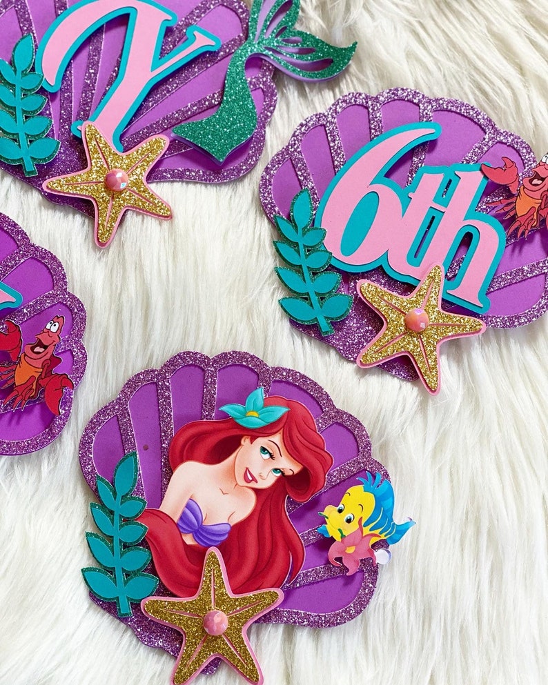 Little Mermaid Banner Little Mermaid Ariel Banner Ariel - Etsy