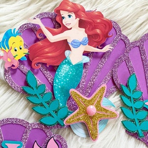 Little Mermaid Banner, Little Mermaid, Ariel Banner, Ariel Birthday ...