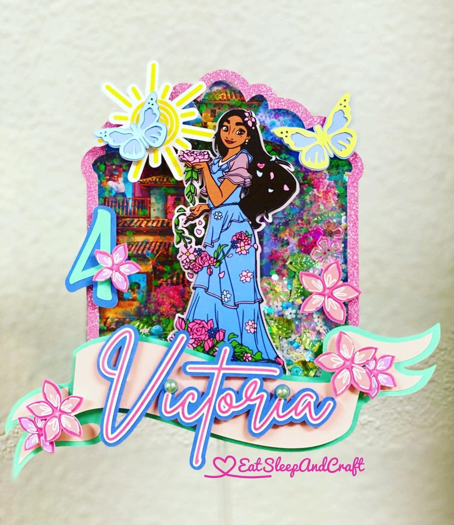 Isabela Cake Topper, Encanto Cake Topper, Encanto, Isabela Party Decor ...