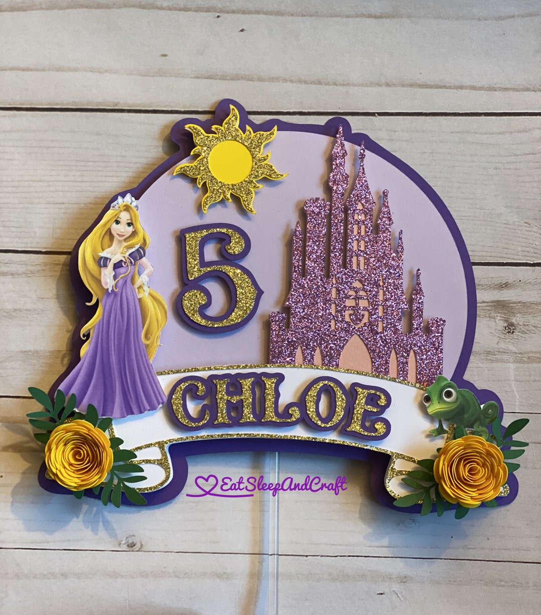 Rapunzel Cake Topper, Rapunzel Birthday, Tangled Cake Topper, Tangled ...