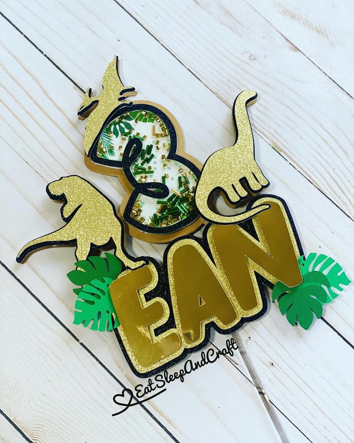 Dino Banner, Dinosaur Cake Topper, Dino Party, Dino Cake Topper ...