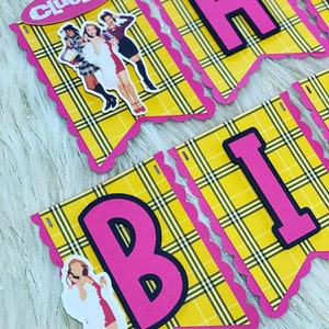 90's Inspired Cake Topper, Clueless 90's Banner, 90's Banner, 90's ...