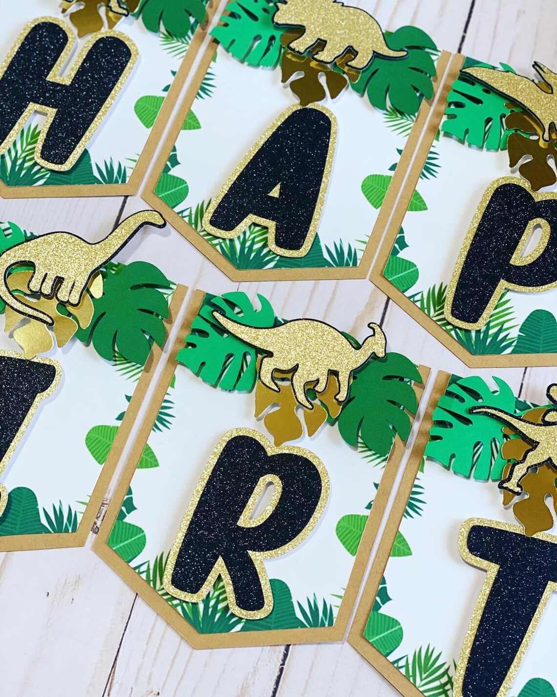 Dino Banner, Dinosaur Cake Topper, Dino Party, Dino Cake Topper ...