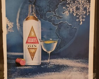 Gilbeys gin | Etsy