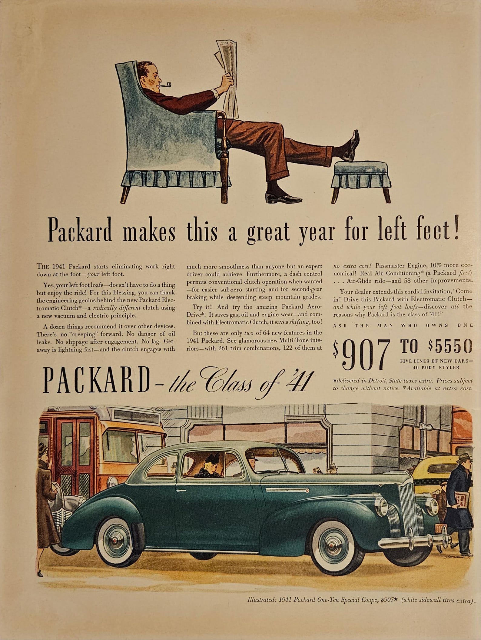 1941 Packard Vintage Print Ad 1940s Retro Decor - Etsy