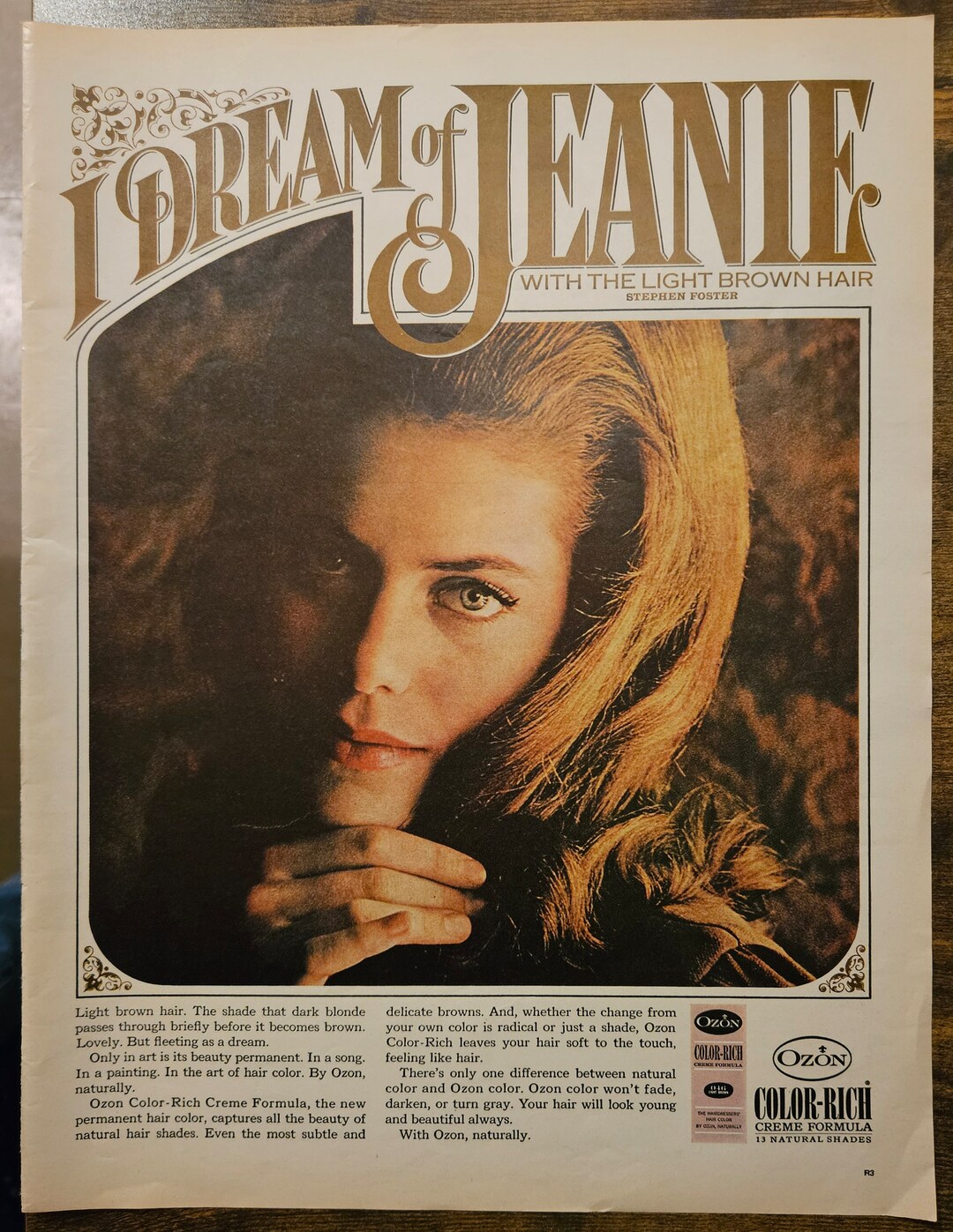 Vintage Hair Coloring Ad // 1960s // Retro Decor - Etsy