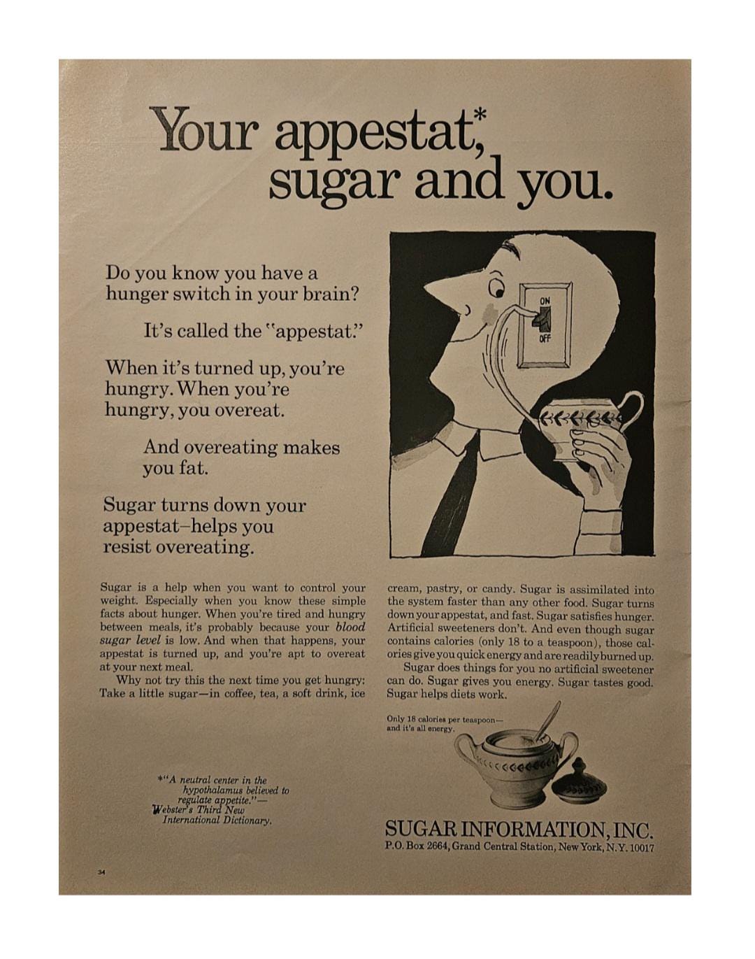 Sugar Vintage Print Ad // 1960s // Retro Decor - Etsy