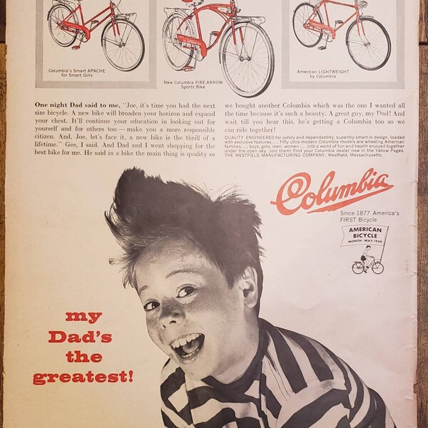 Vintage Bike Ads - Etsy
