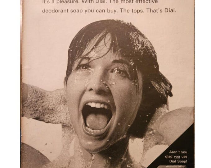 Vintage Dial Soap Ad 1960s Retro Decor - Etsy