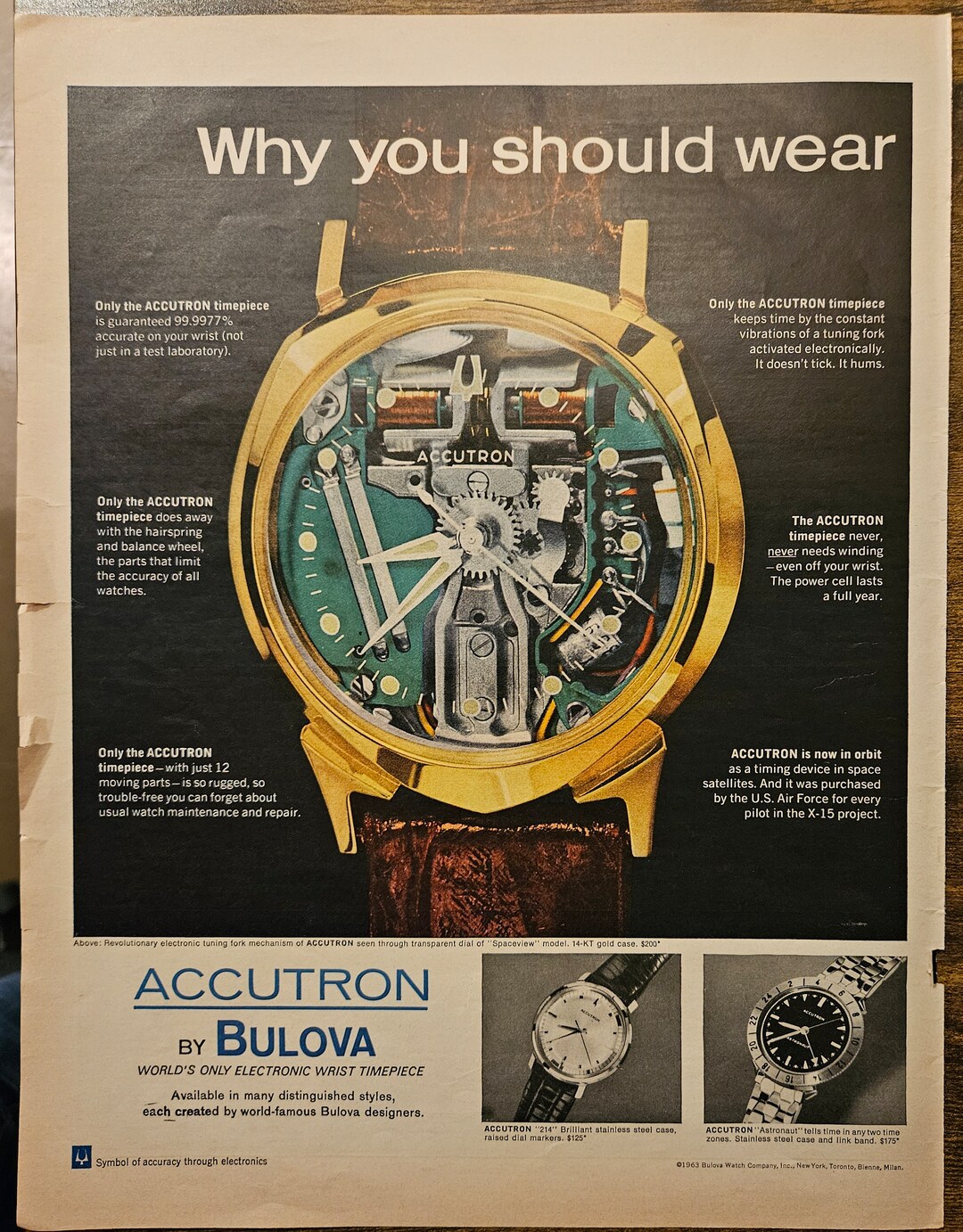 Bulova Watch Vintage Ad // 1960s // Retro Decor - Etsy