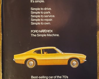 Ford Maverick Car Ad - Etsy