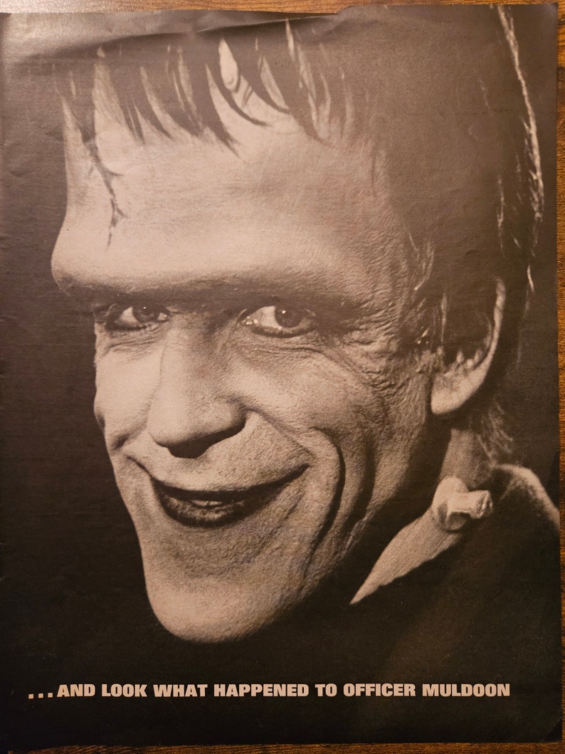 The Munsters Vintage Magazine Photo // Fred Gwynne // 1960s // Retro ...