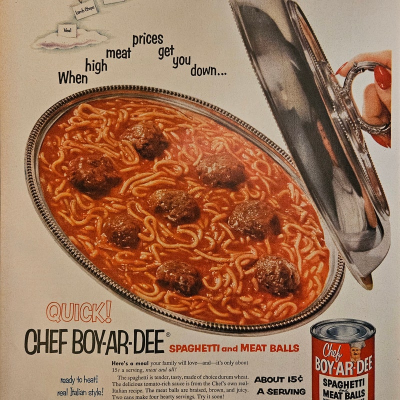 Chef Boyardee - Etsy