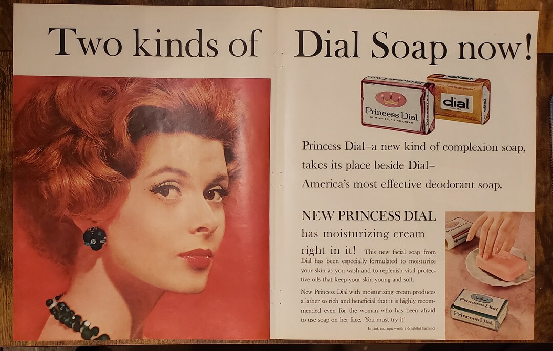 Vintage Dial Soap Ad // 1963 // Retro Decor - Etsy