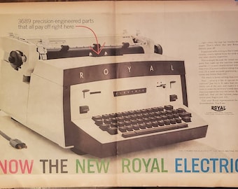 Royal Electric Typewriter - Etsy