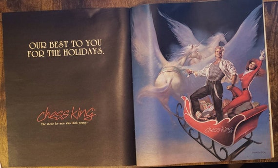 Vintage Chess King Clothing Store Ad // Retro Decor - Etsy