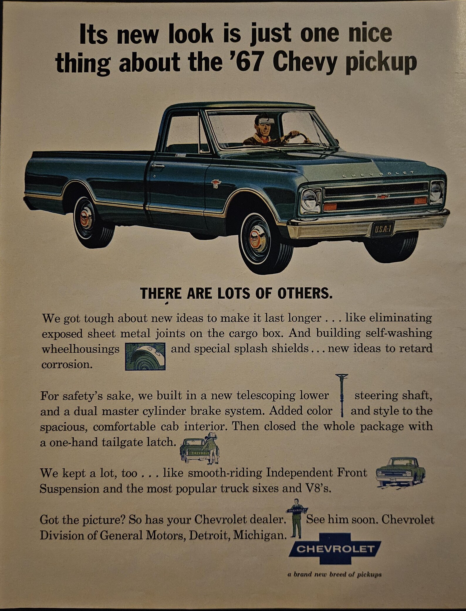 Vintage Chevrolet Print Ad 1960s Retro Decor - Etsy